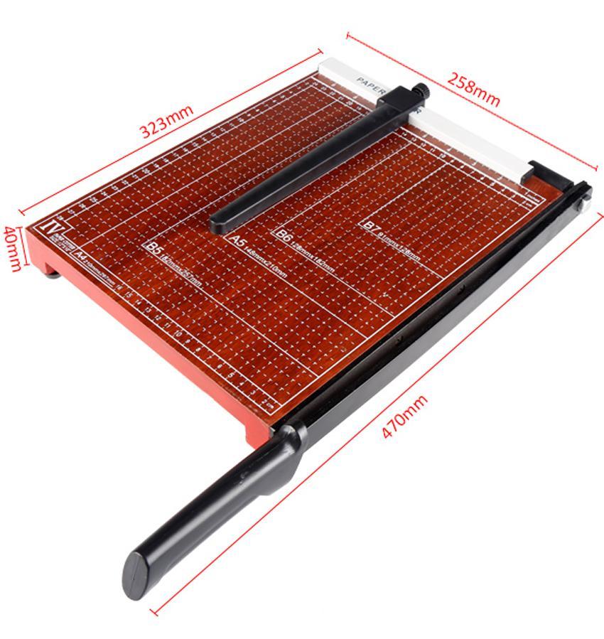 13 X 10 Paper Cutter Photo Trimmer Scrap Booking Guillotine Base Wood